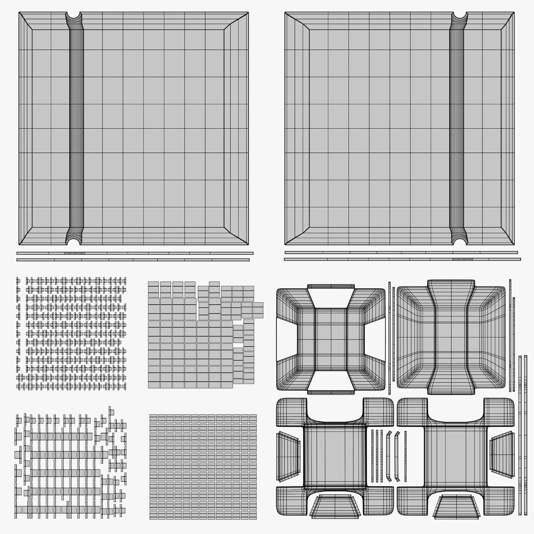 CPU Microchip 3D Model - TurboSquid 1914357