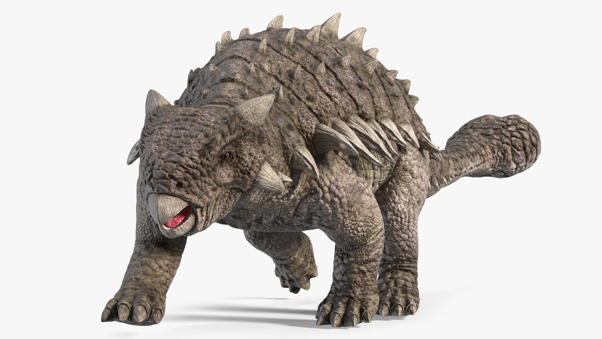 3D model Ankylosaurus Deserted in Walking Pose - TurboSquid 2170443