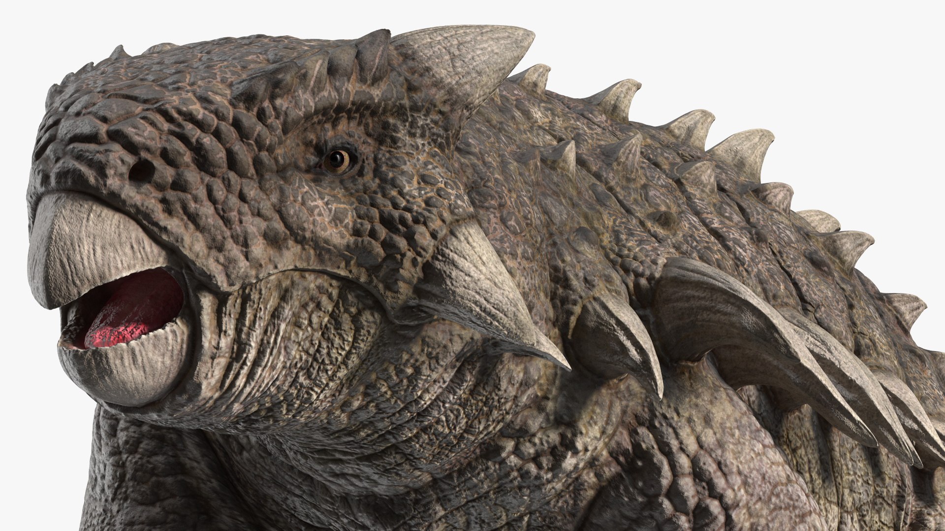 3D Model Ankylosaurus Deserted In Walking Pose - TurboSquid 2170443