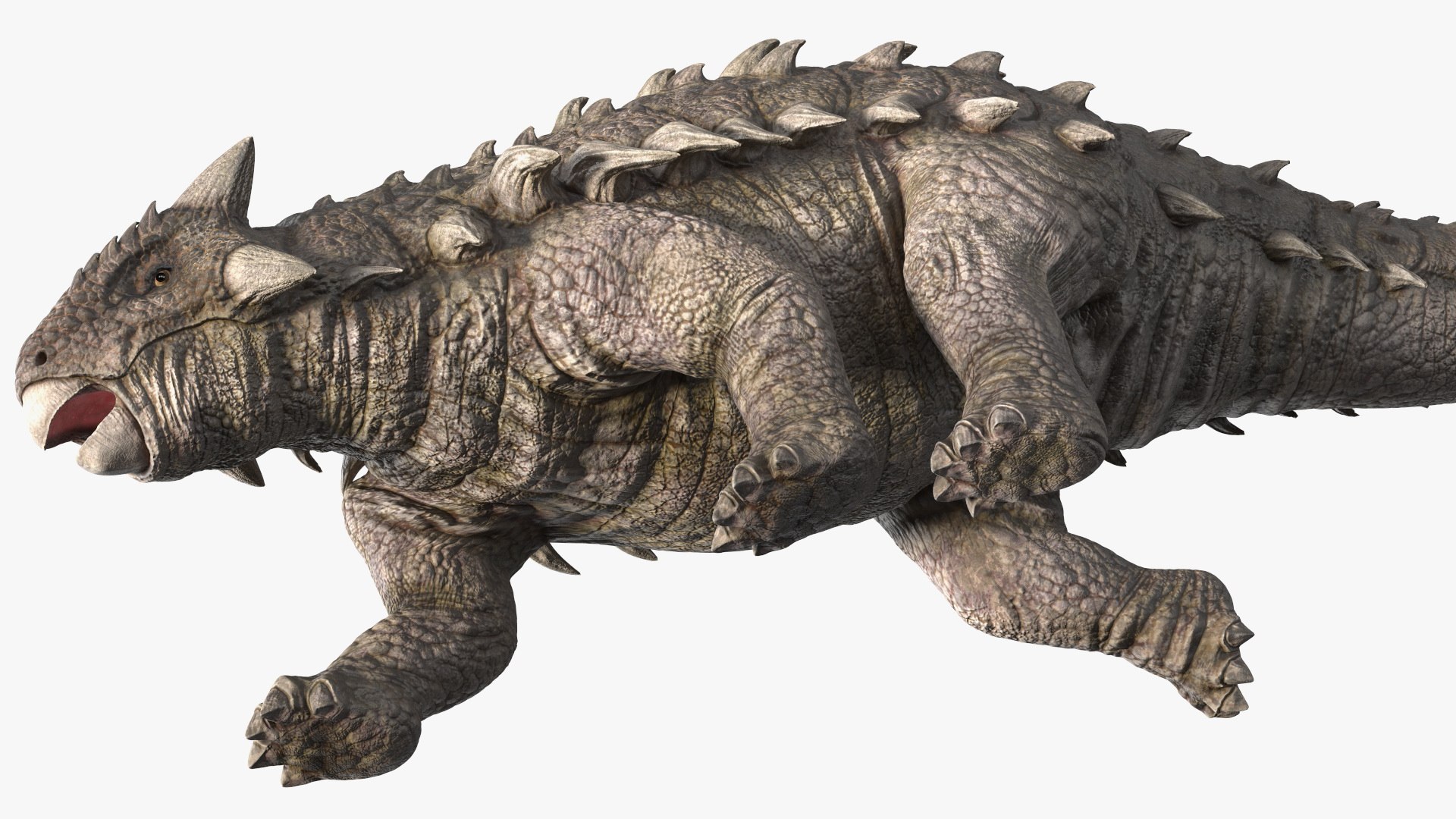 3D Model Ankylosaurus Deserted In Walking Pose - TurboSquid 2170443