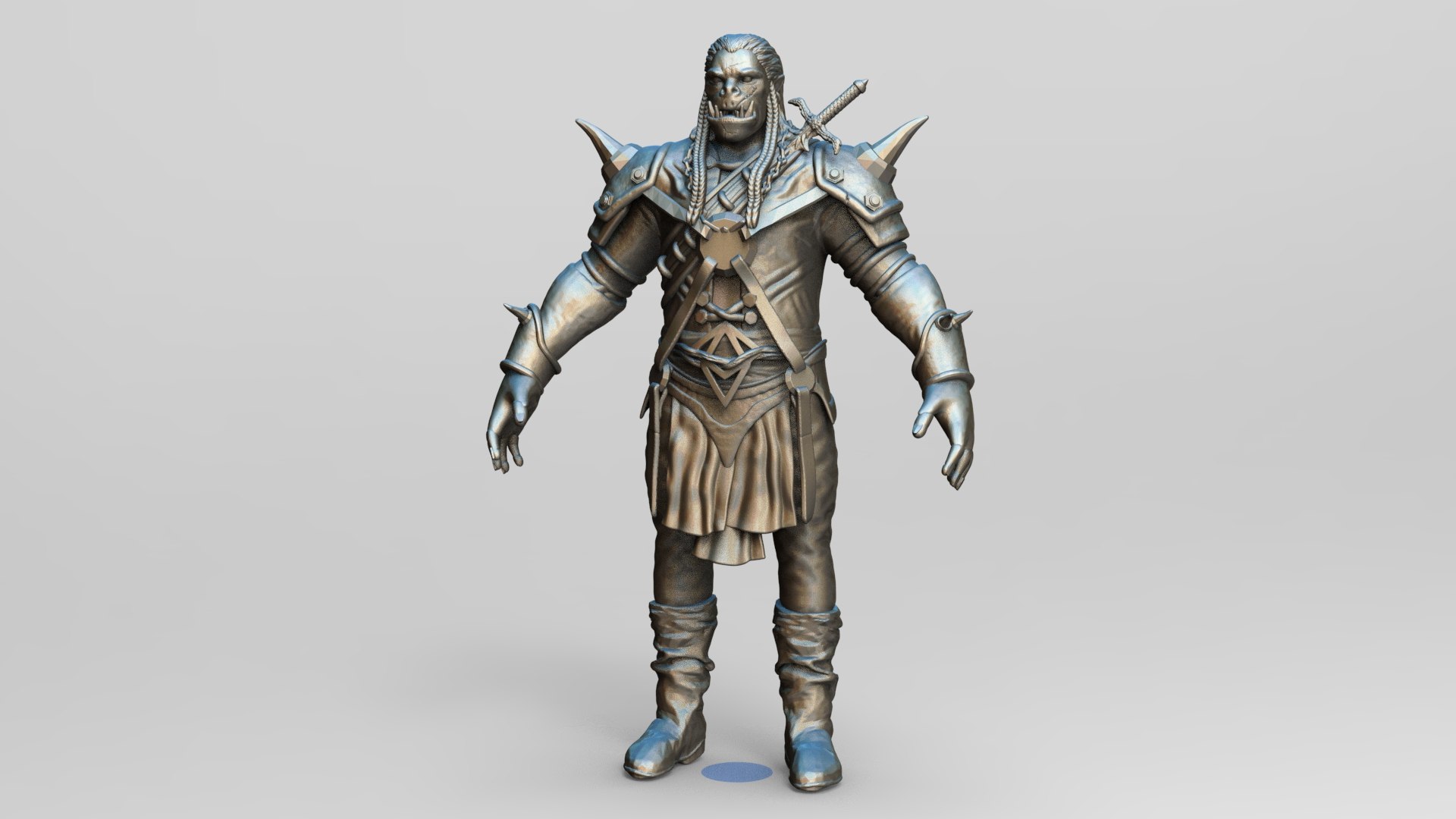 Orc - Highpoly Sculpture 3D Model 3D Model - TurboSquid 2351026