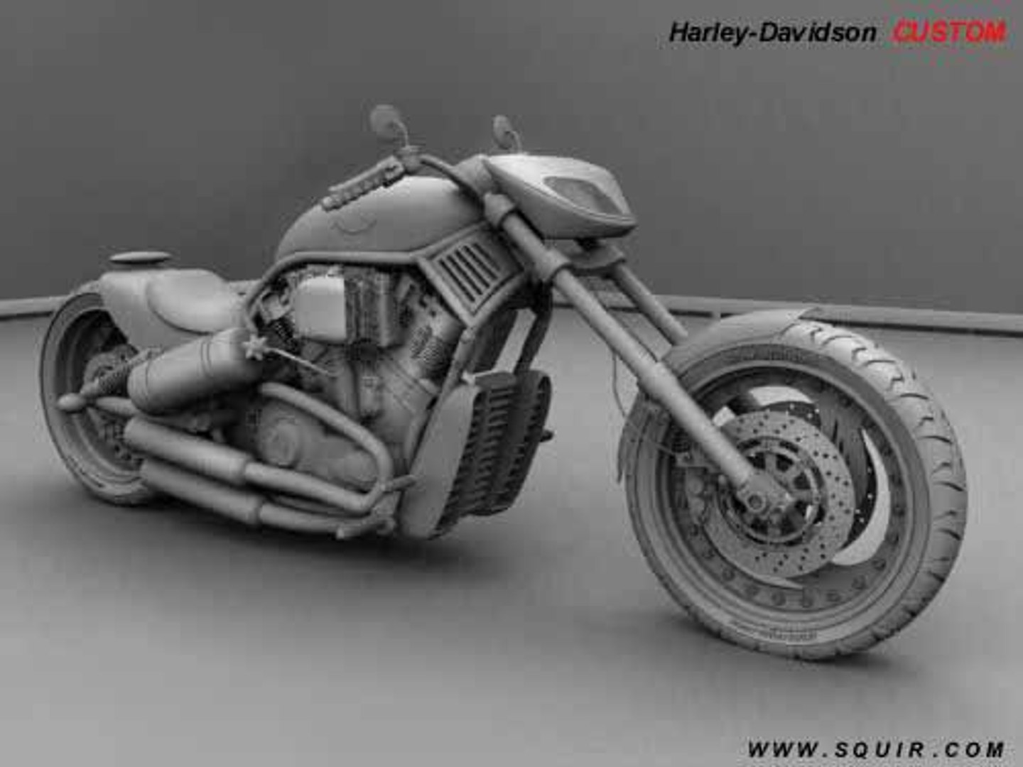3ds harley-davidson dragster
