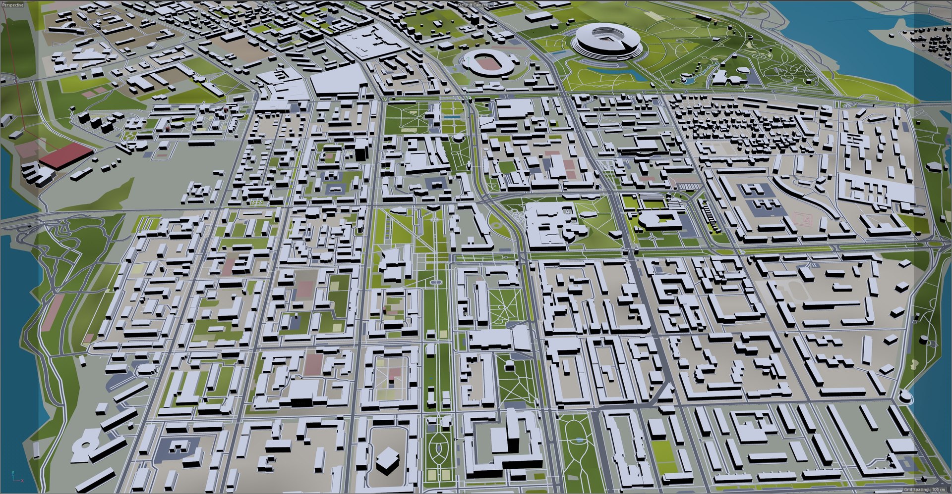 City Area Building Model - TurboSquid 1617831