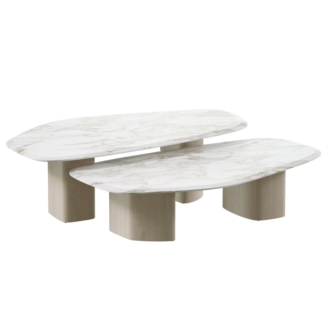 Palecek Caleb Coffee Table 3D model - TurboSquid 2104241