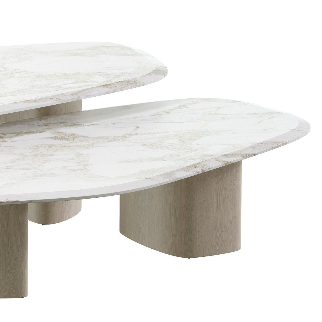 Palecek Caleb Coffee Table 3D model - TurboSquid 2104241