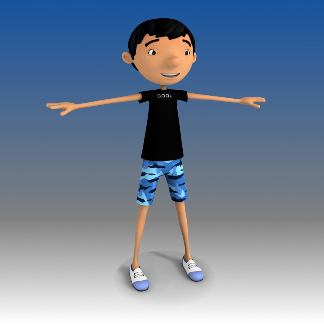 Cartoon Boy Cool Max