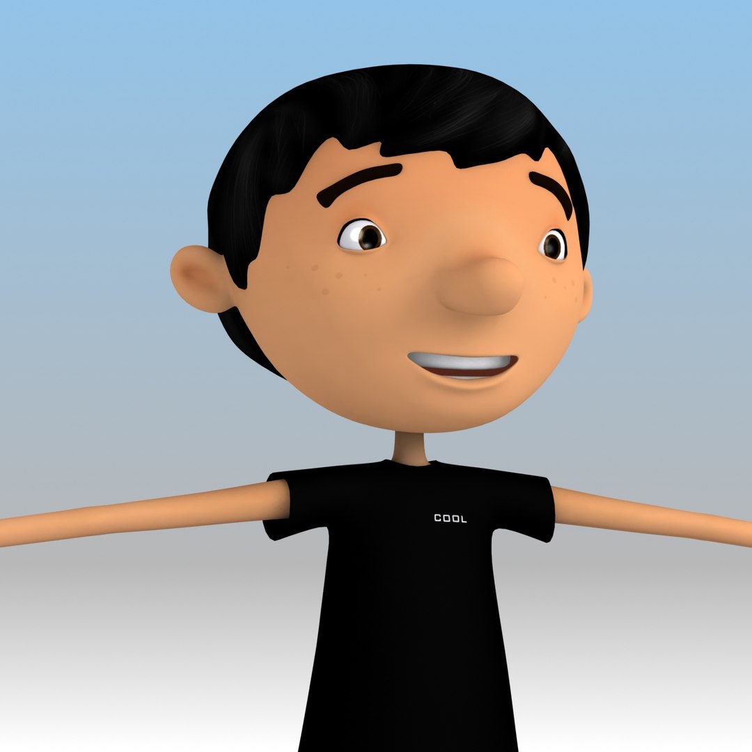 Cartoon Boy Cool Max