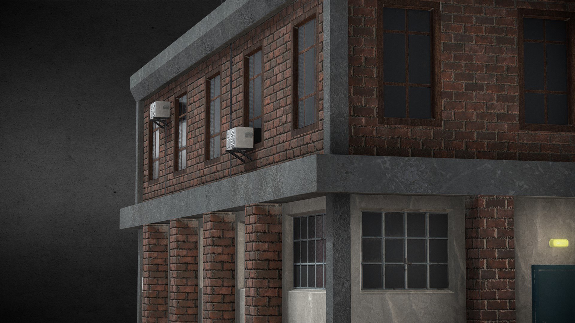 Factory Building PBR 3D Model - TurboSquid 2145053