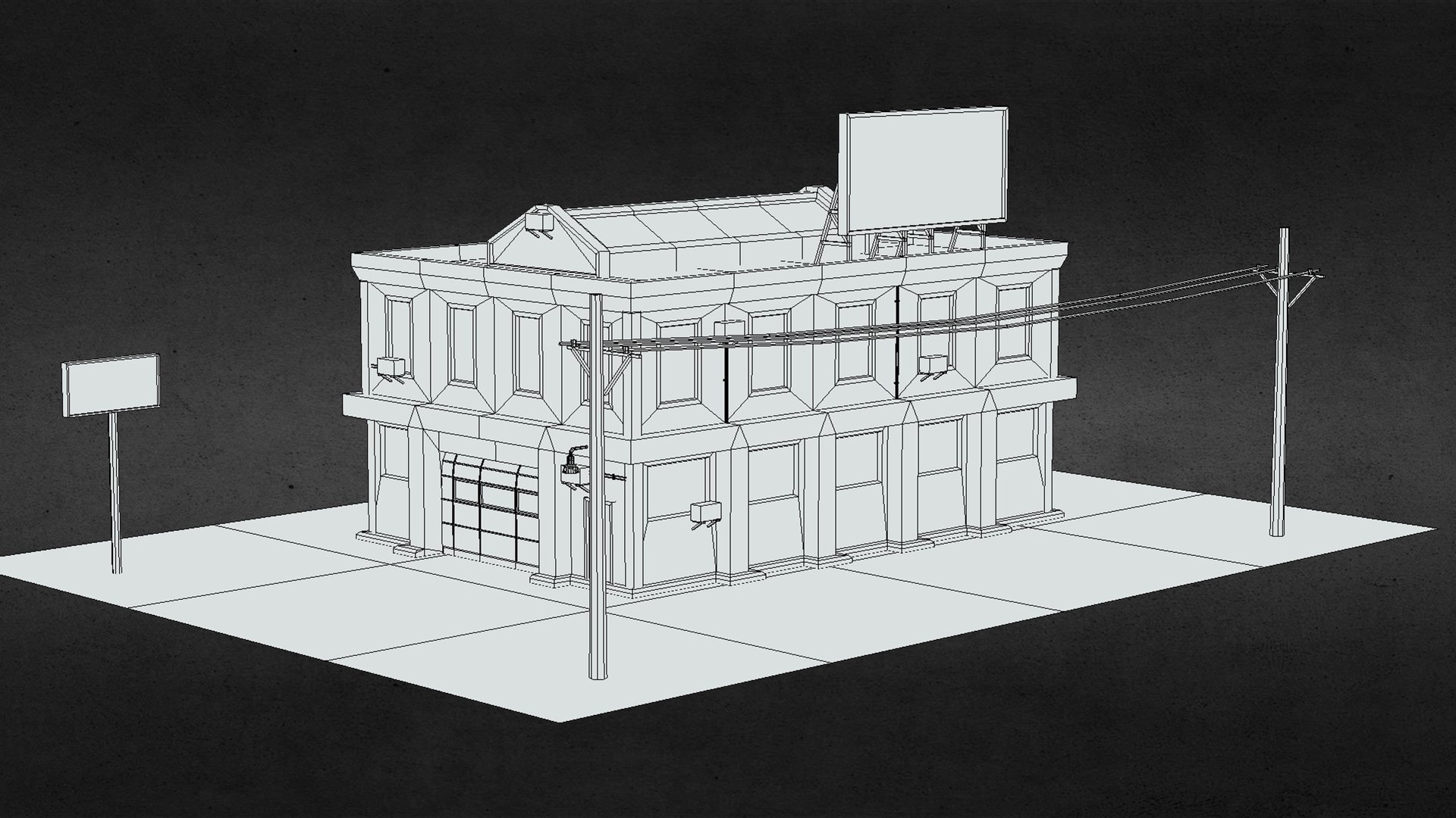 Factory Building PBR 3D Model - TurboSquid 2145053