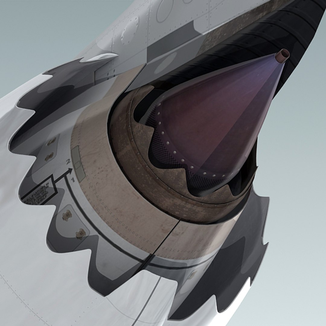 Genx-2b Jet Engine Lite 3d Max