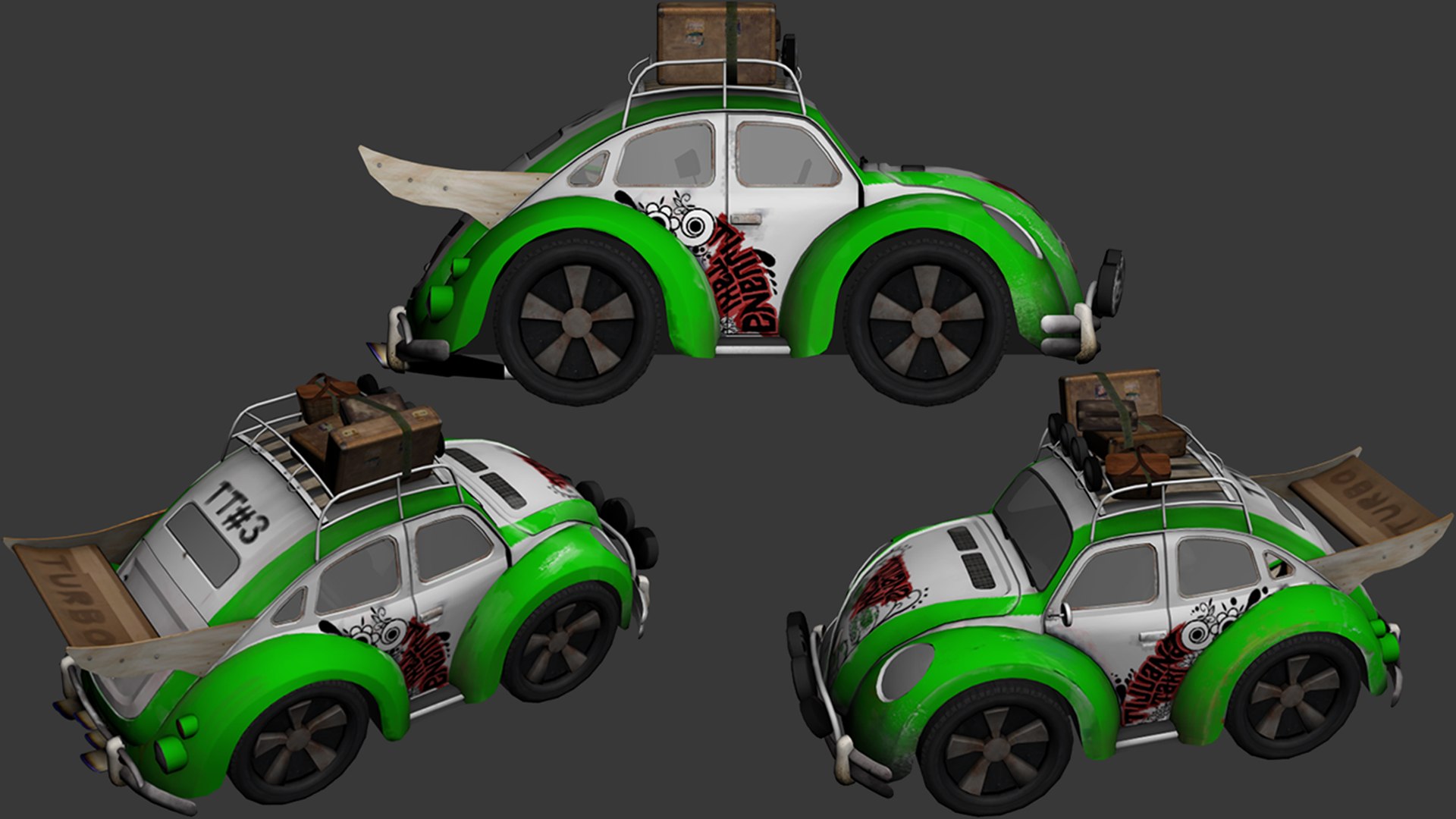 Cartoon-Car-Vehicle-004 3D Model - TurboSquid 2116933