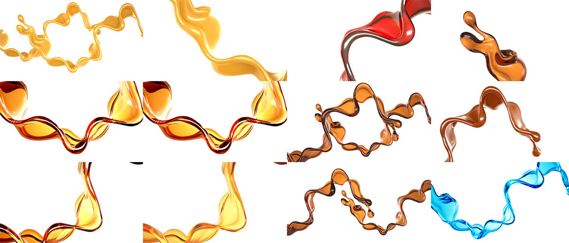 Splash liquid water model - TurboSquid 1627751