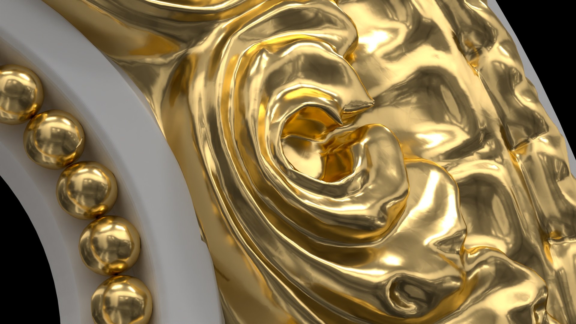 Ceiling Sockets Gypsum Plaster DR52 Model - TurboSquid 2031553