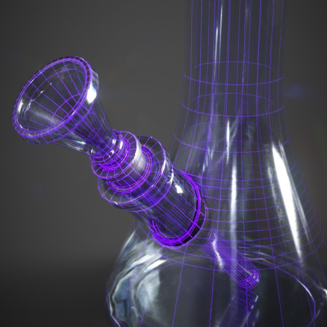Glass Bong 3D Model - TurboSquid 1256612