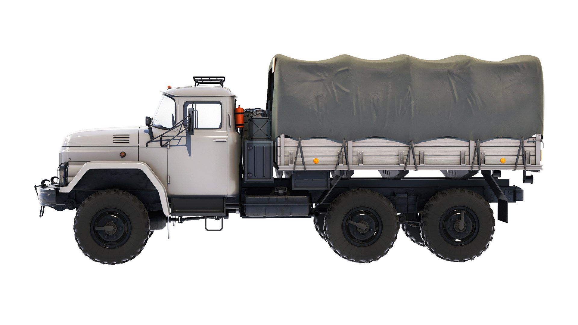 ZiL 131 Tarpaulin Body 1967 3D Model - TurboSquid 1948321
