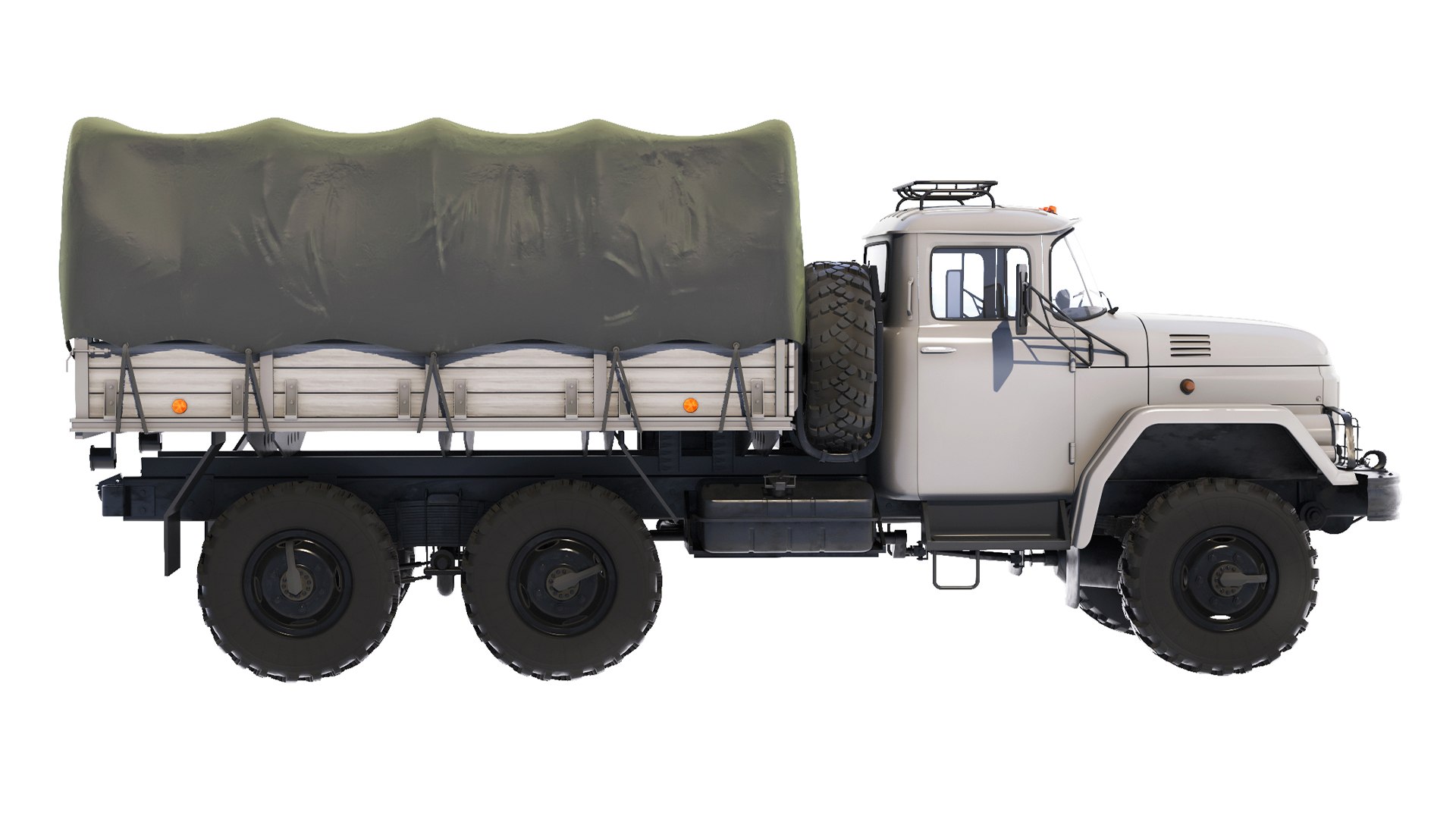 ZiL 131 Tarpaulin Body 1967 3D Model - TurboSquid 1948321
