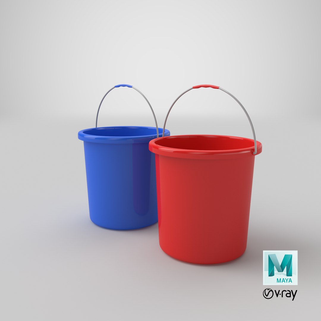 3D Bucket Set - TurboSquid 1772668
