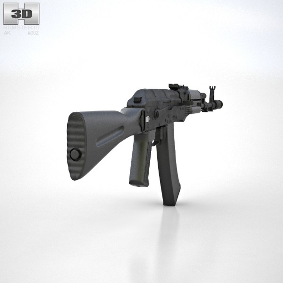 Ak Ak-74m C4d
