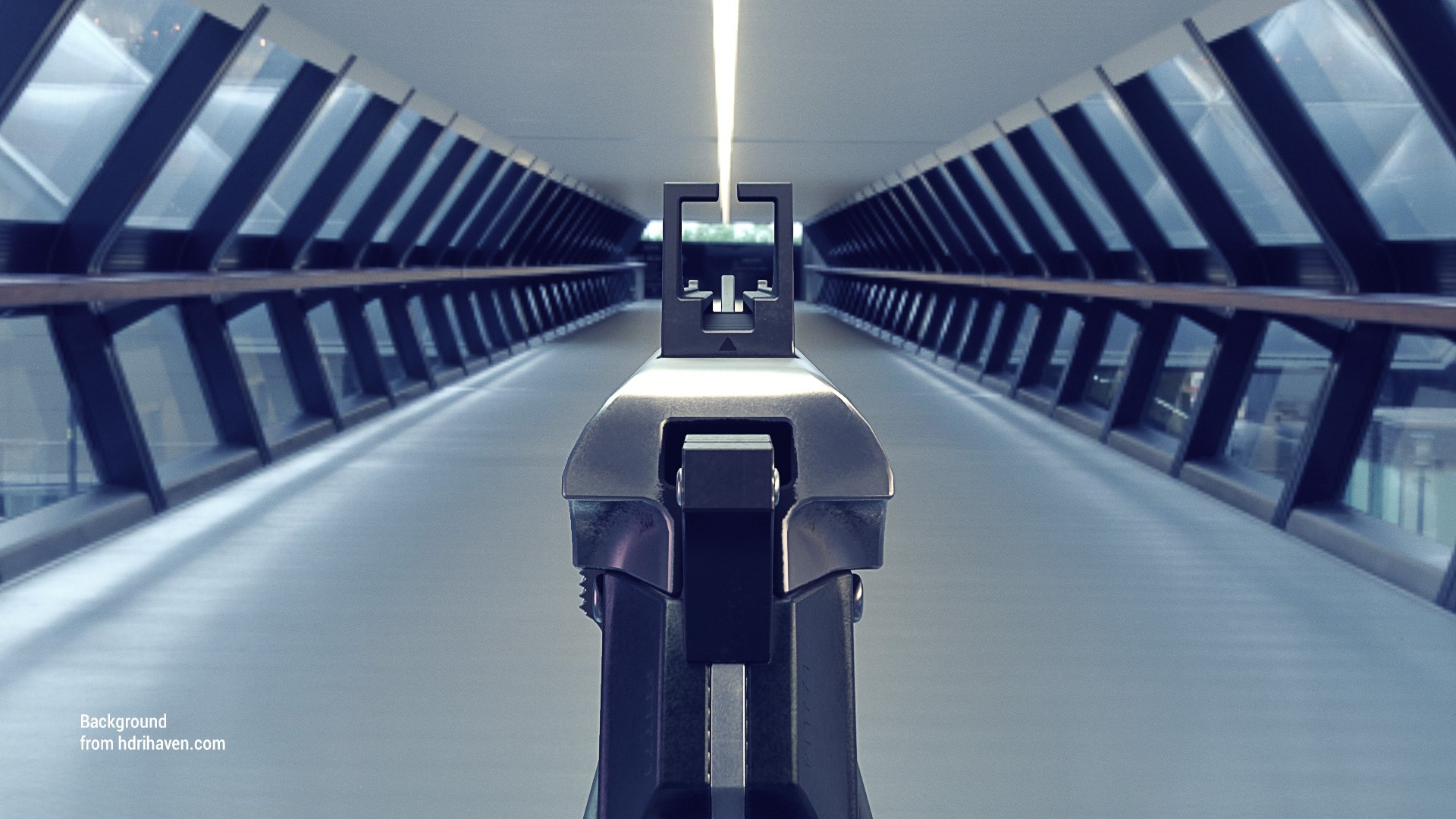 3D model fictional pistol cyberpunk - TurboSquid 1557325