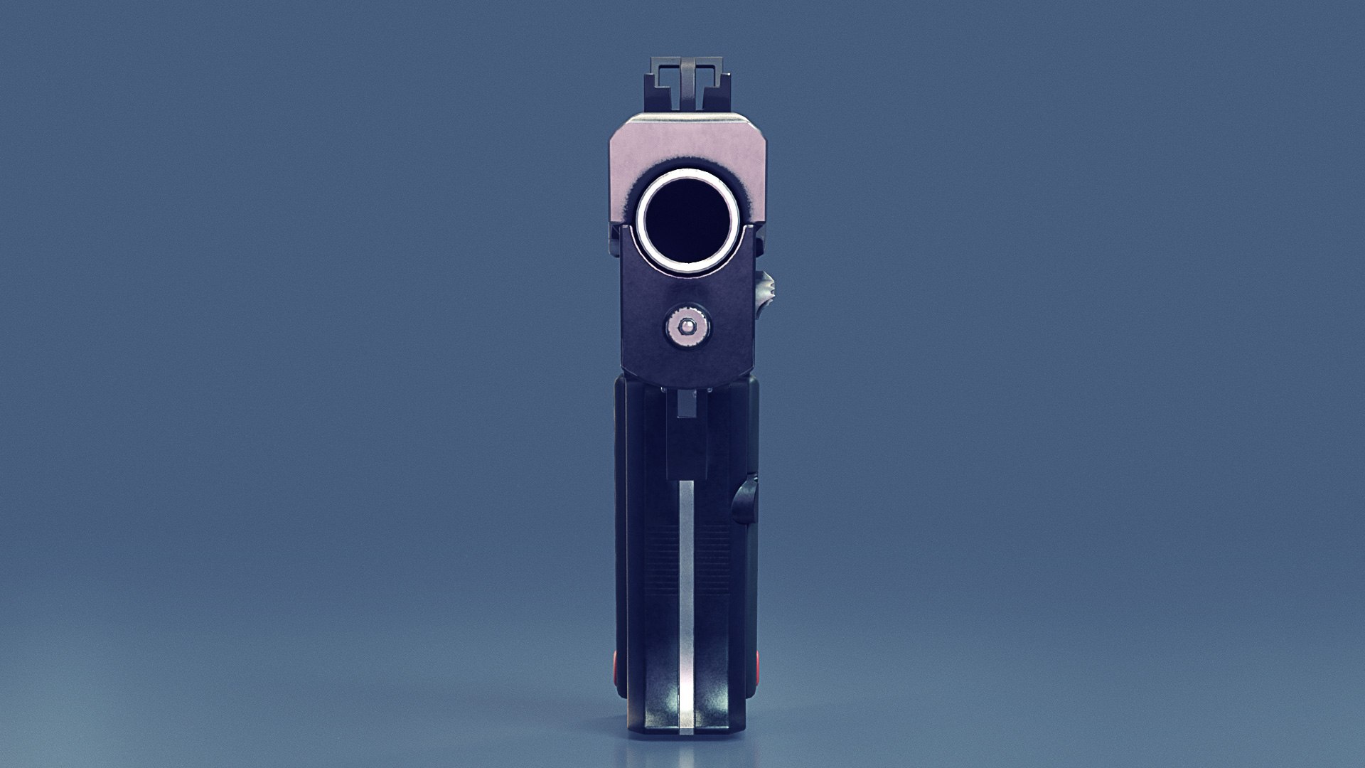 3D Model Fictional Pistol Cyberpunk - TurboSquid 1557325