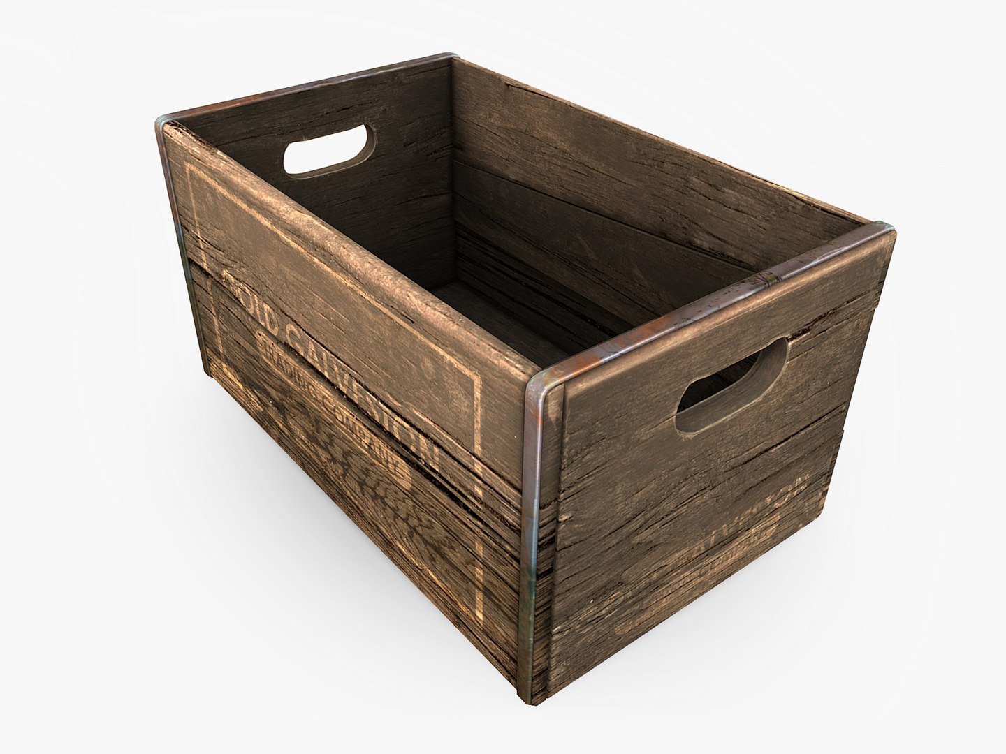 Crate Industrial Container 3D Model - TurboSquid 1626341