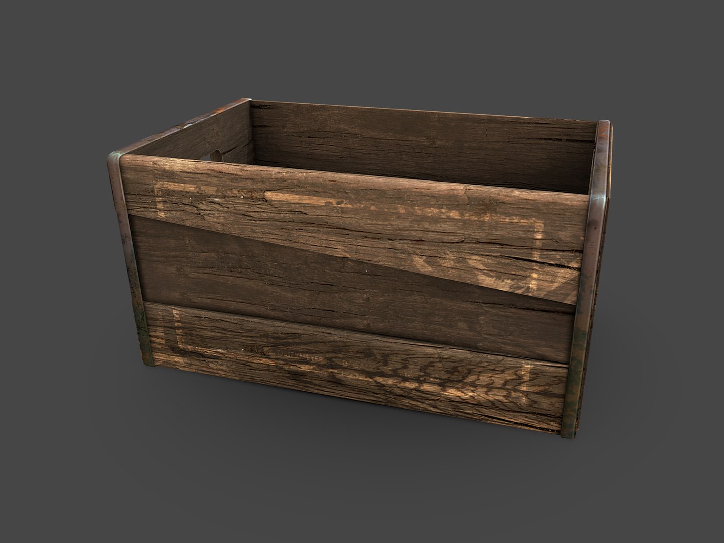 Crate Industrial Container 3D Model - TurboSquid 1626341