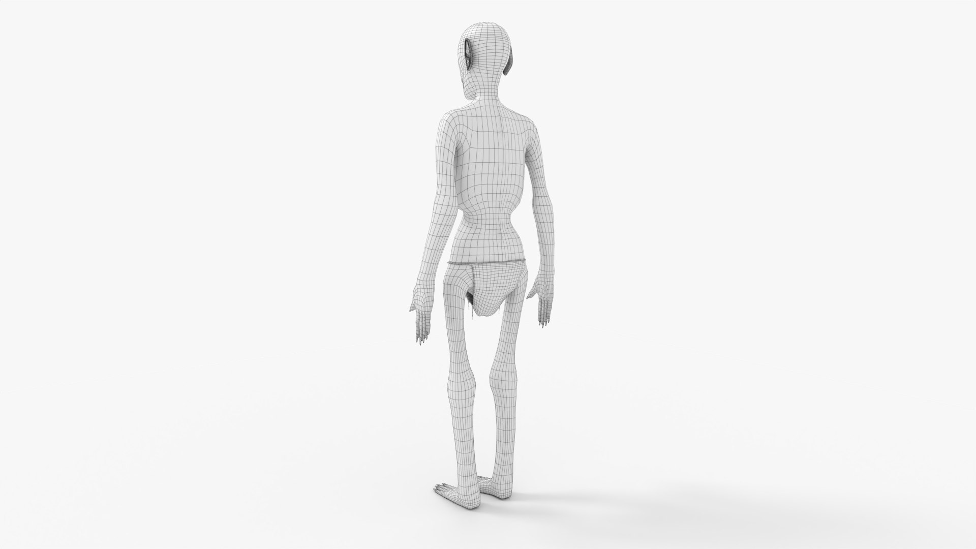 Humanoid Horror Creature 3D Model - TurboSquid 1997008