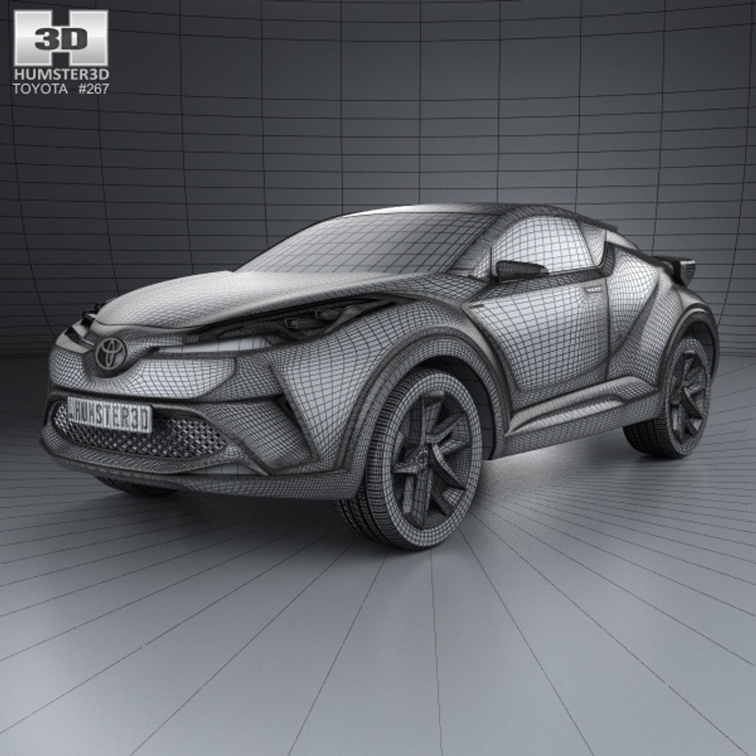Toyota C-hr C 3D Model - TurboSquid 1251374