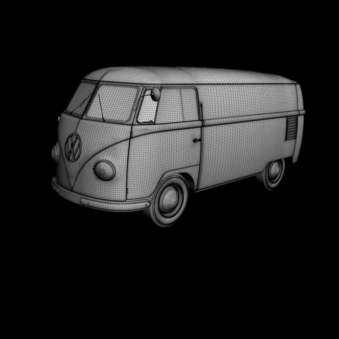 Volkswagen Type 2 Van T1 3D Model - TurboSquid 1895044
