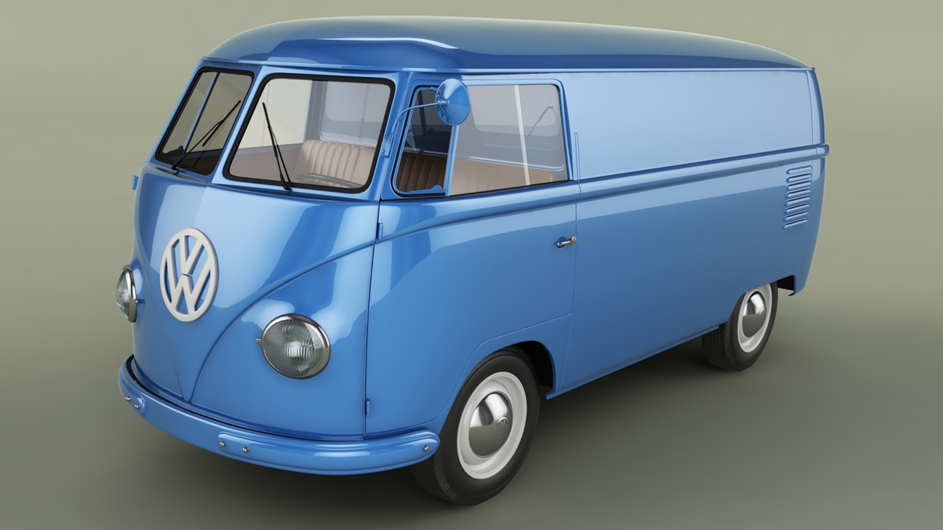 Volkswagen Type 2 Van T1 3D Model - TurboSquid 1895044
