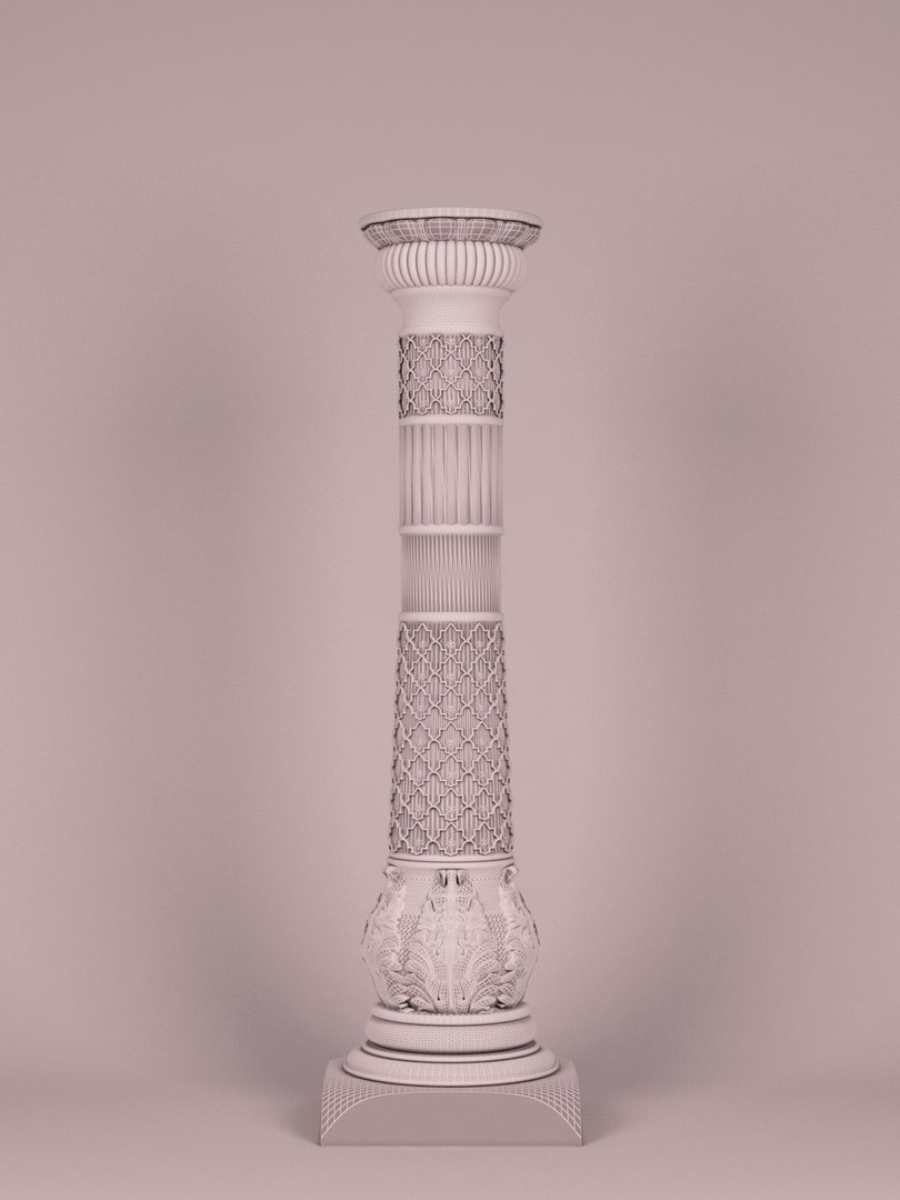 3D Nice Column Style - TurboSquid 1468493