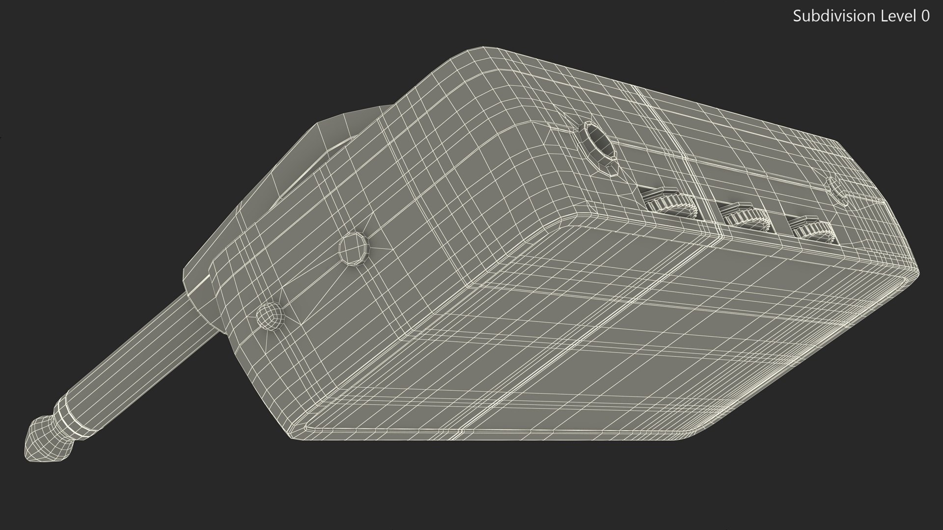 Portable Guitar Headphone Amplifier 3D model - TurboSquid 2146519