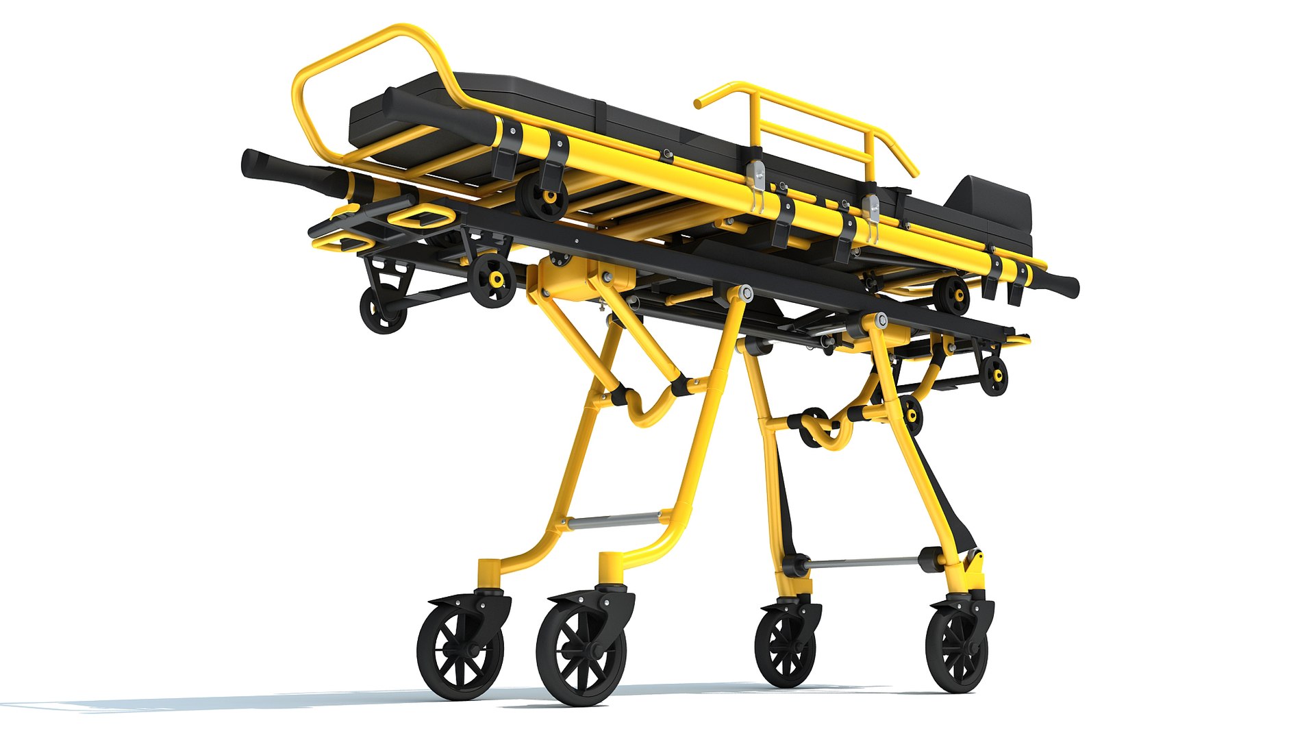3D Ambulance Bed - TurboSquid 1687750