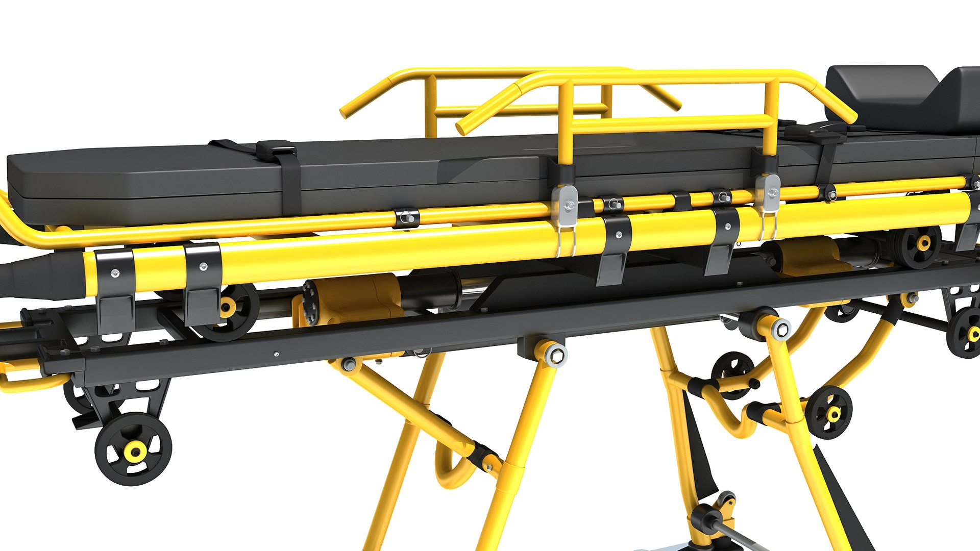 3D Ambulance Bed - TurboSquid 1687750