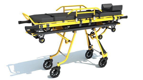 3D model ambulance patient transfer stretcher - TurboSquid 1573829