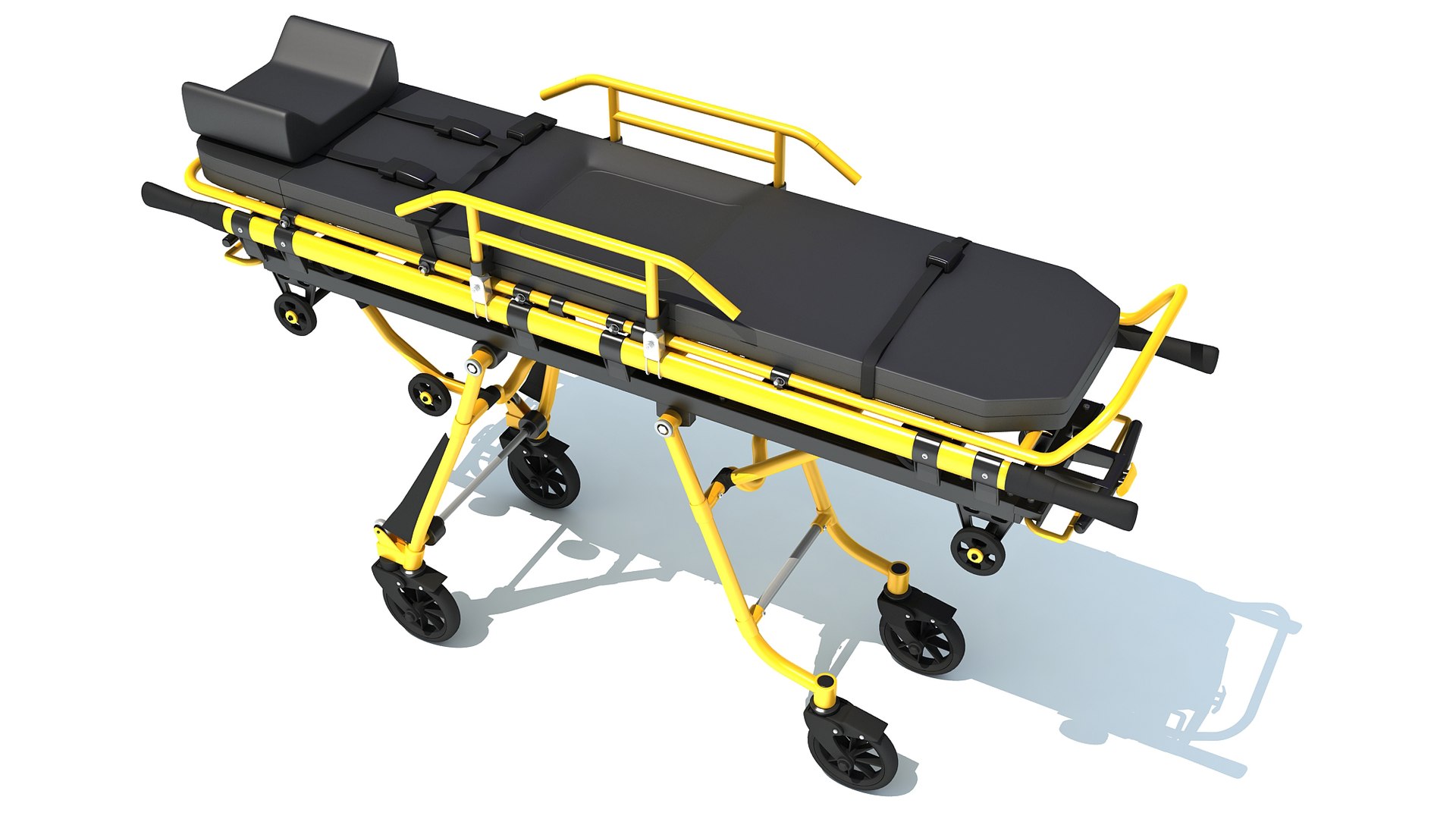 3D Ambulance Bed - TurboSquid 1687750