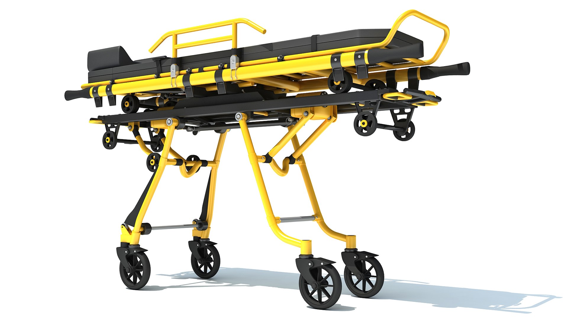 3D Ambulance Bed - TurboSquid 1687750