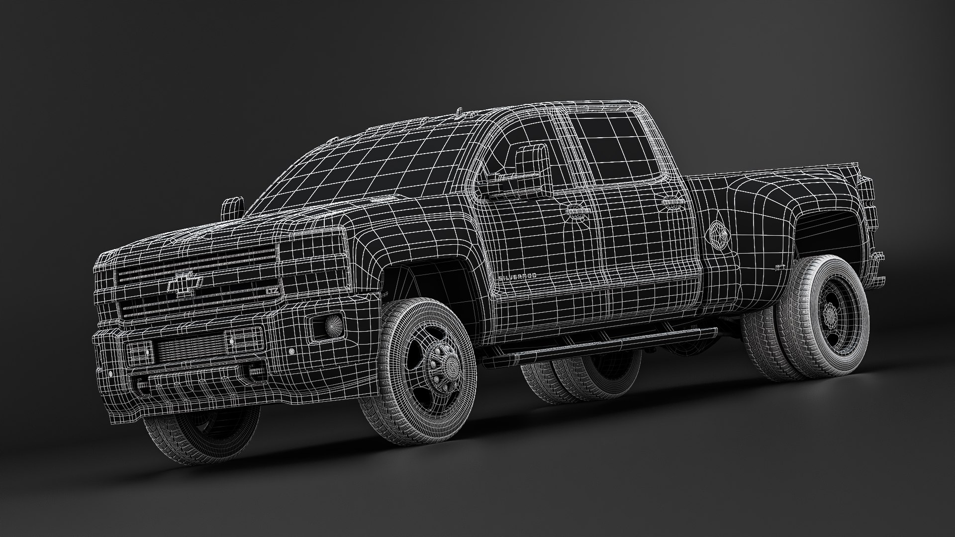 Chevrolet Silverado 3D Model - TurboSquid 1714377