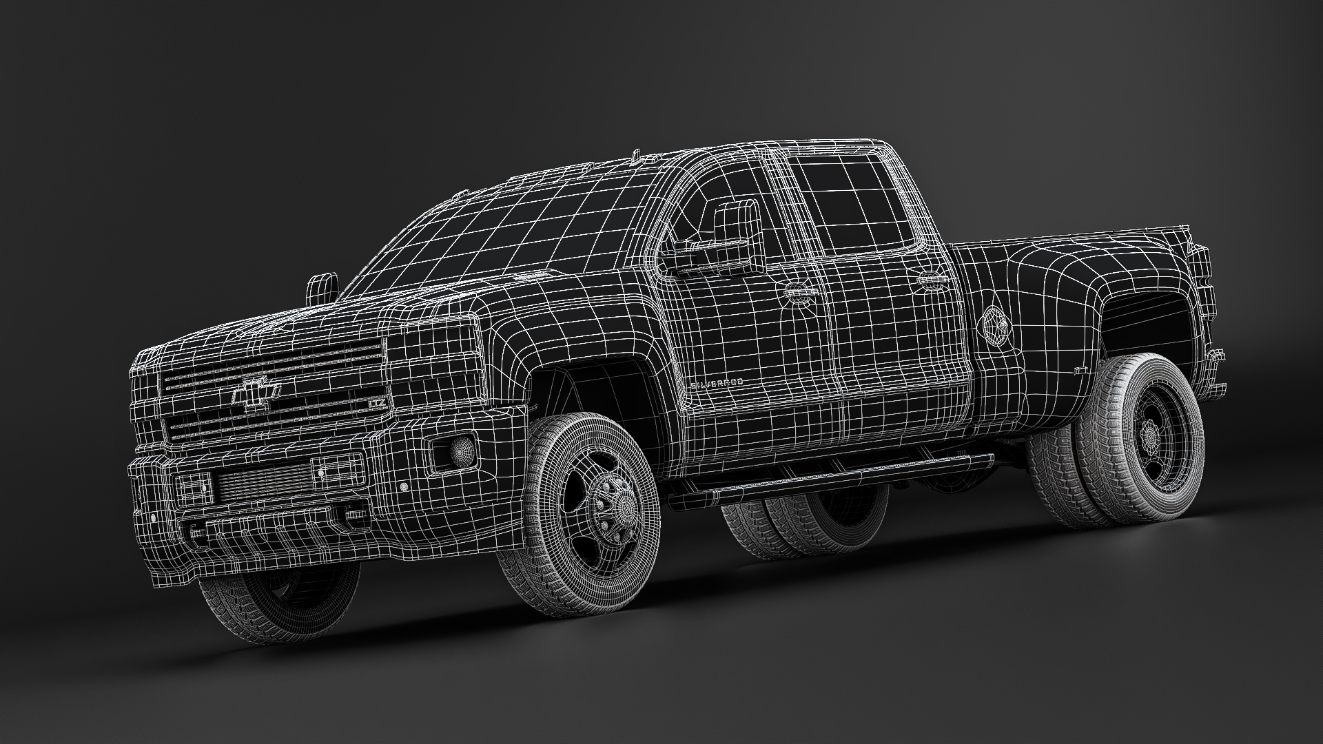 Chevrolet Silverado 3D model - TurboSquid 1714377