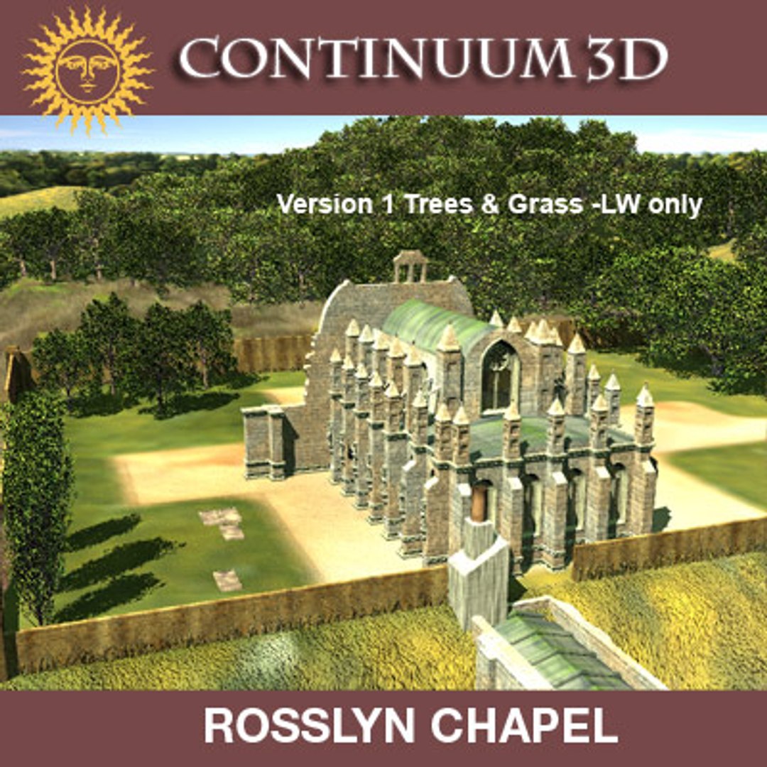 Rosslyn Chapel Trees Grass Lwo