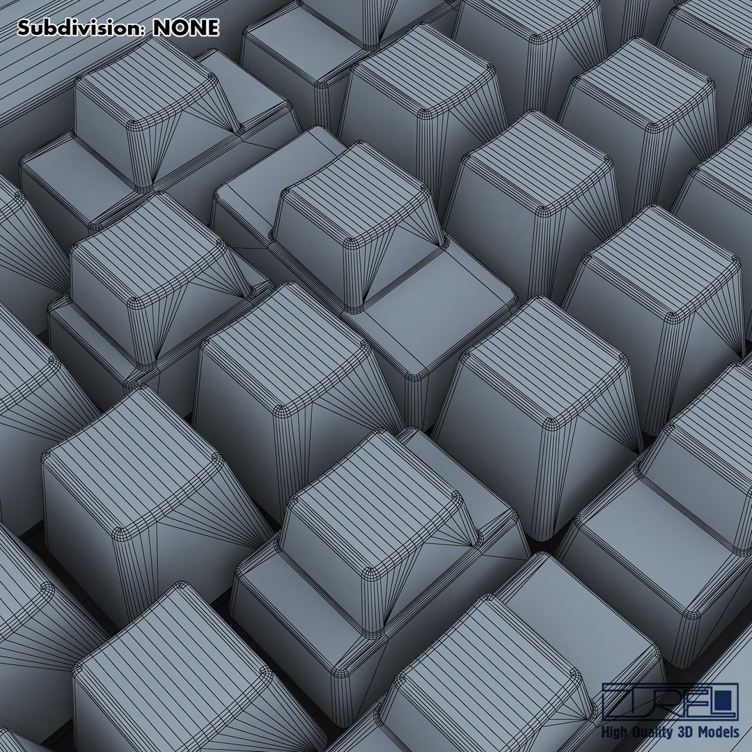 3D Ibm 5150 Keyboard - TurboSquid 1305197