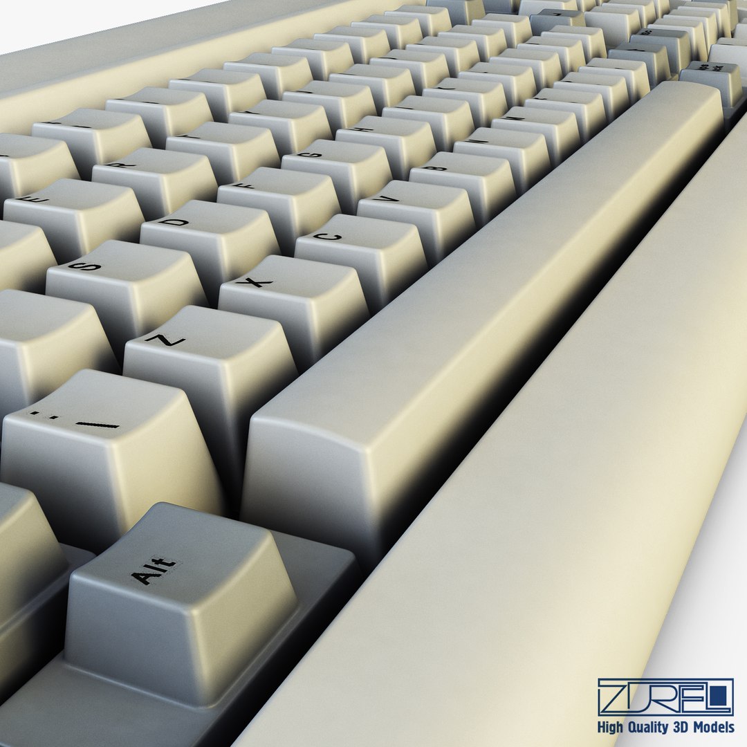 3D Ibm 5150 Keyboard - TurboSquid 1305197