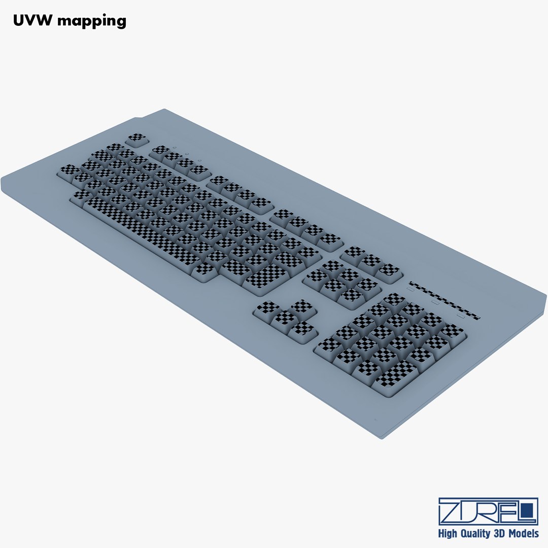 3D Ibm 5150 Keyboard - TurboSquid 1305197