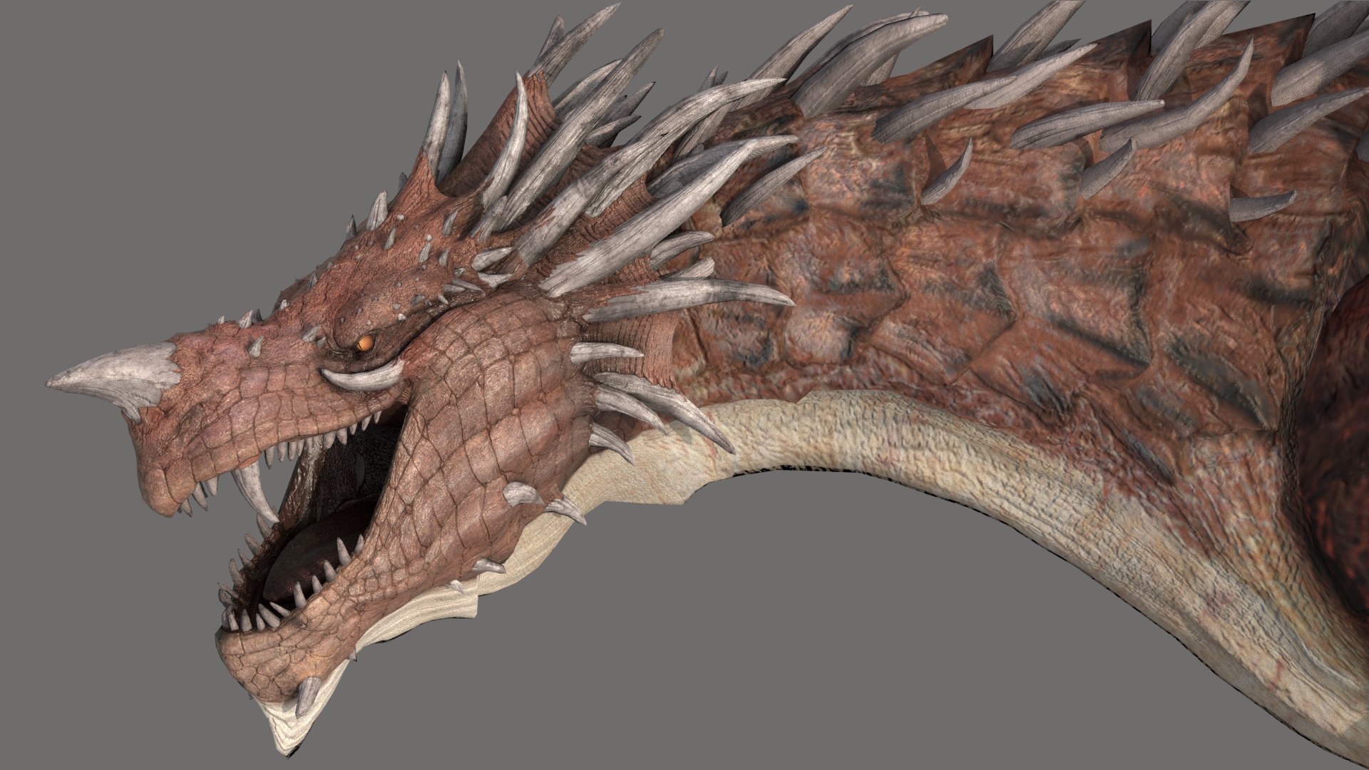 3D Dragon Rigged Model - TurboSquid 2088918