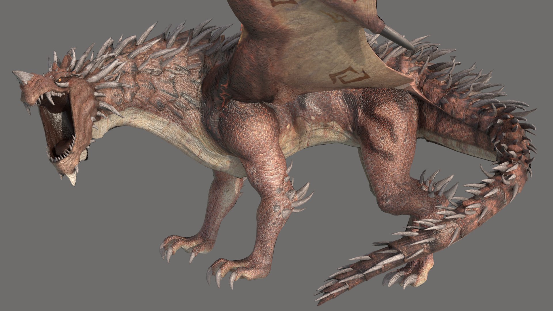3D Dragon Rigged Model - TurboSquid 2088918