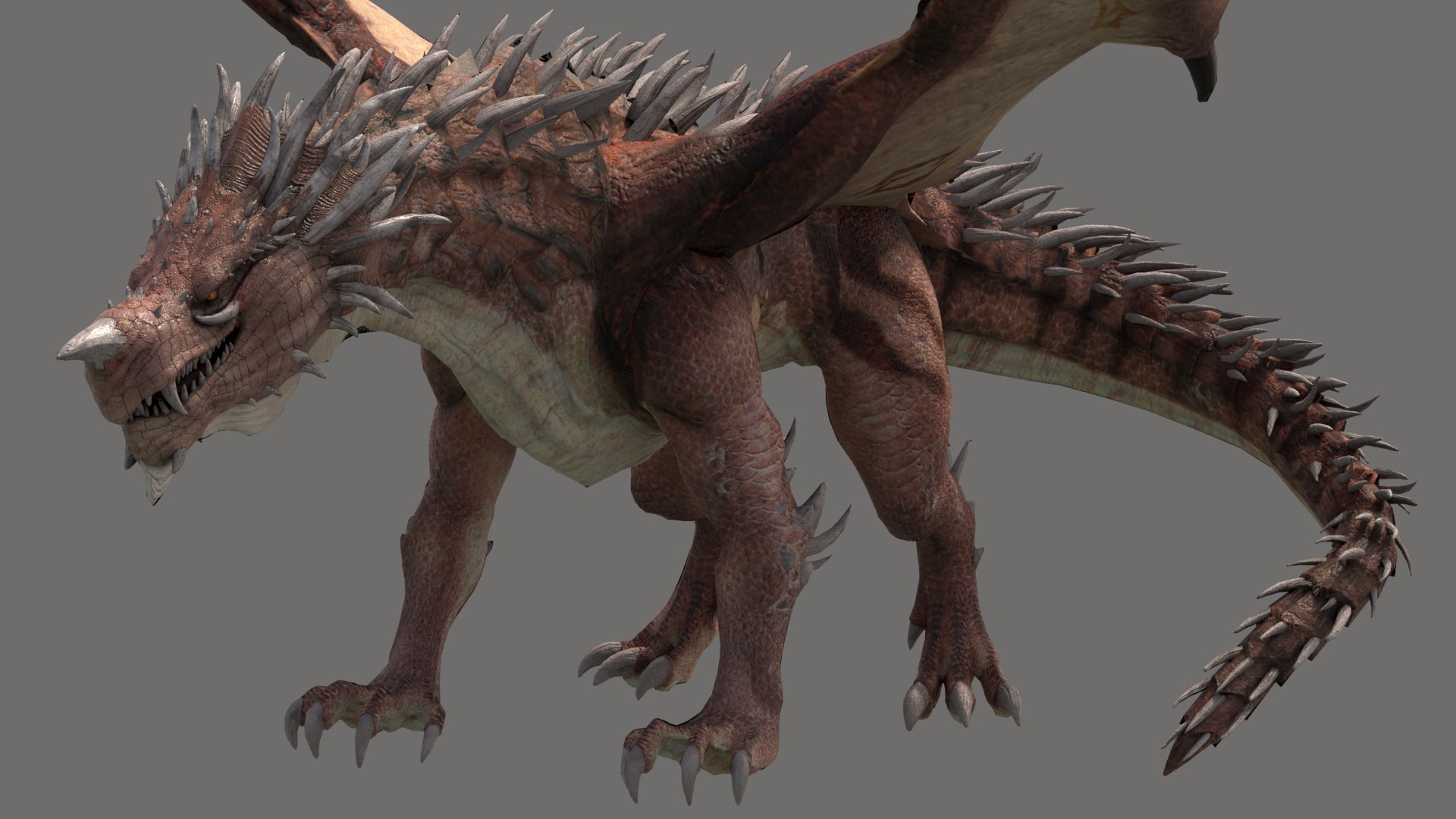 3D Dragon Rigged Model - TurboSquid 2088918