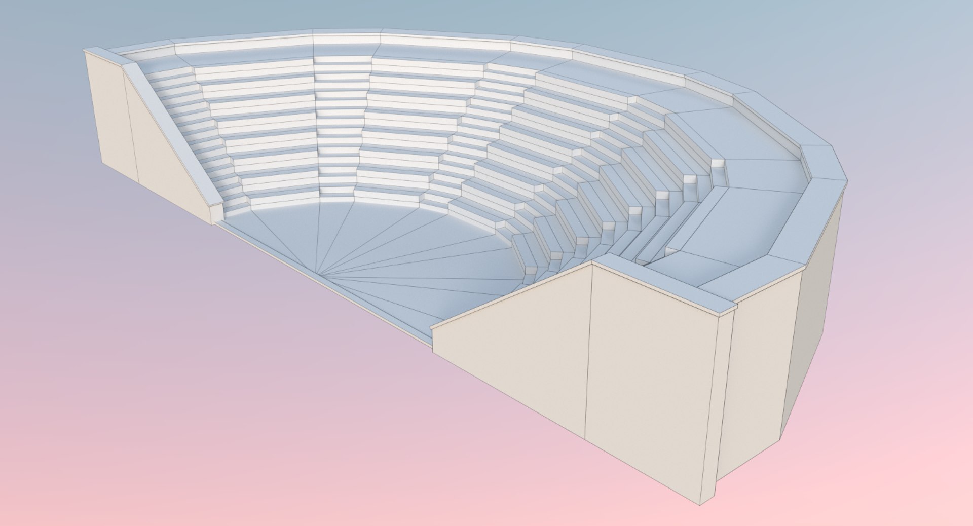 Ancient Amphitheatre 1 3D Model - TurboSquid 1174122