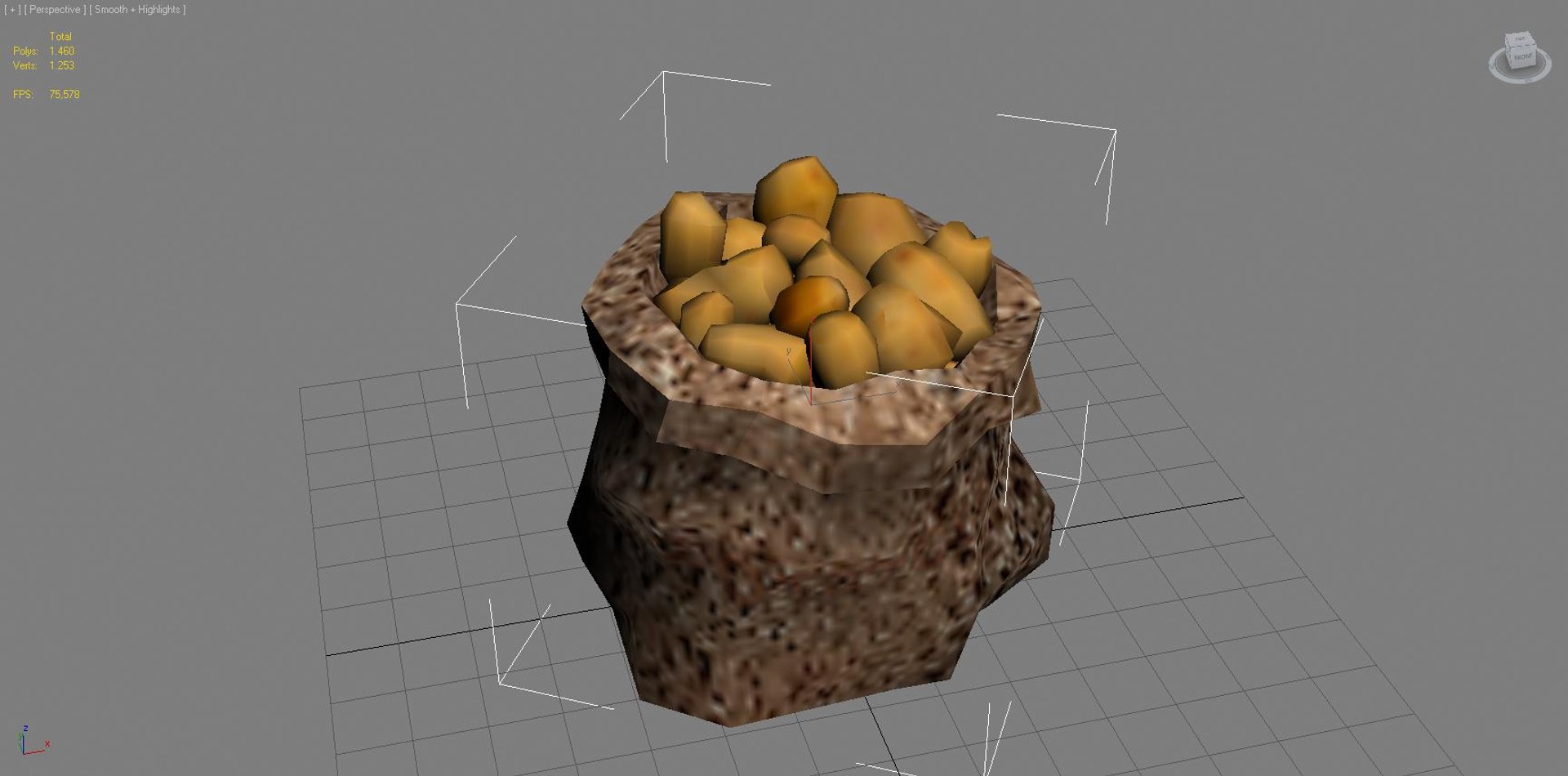 3D Potatoes Sack - TurboSquid 2228867