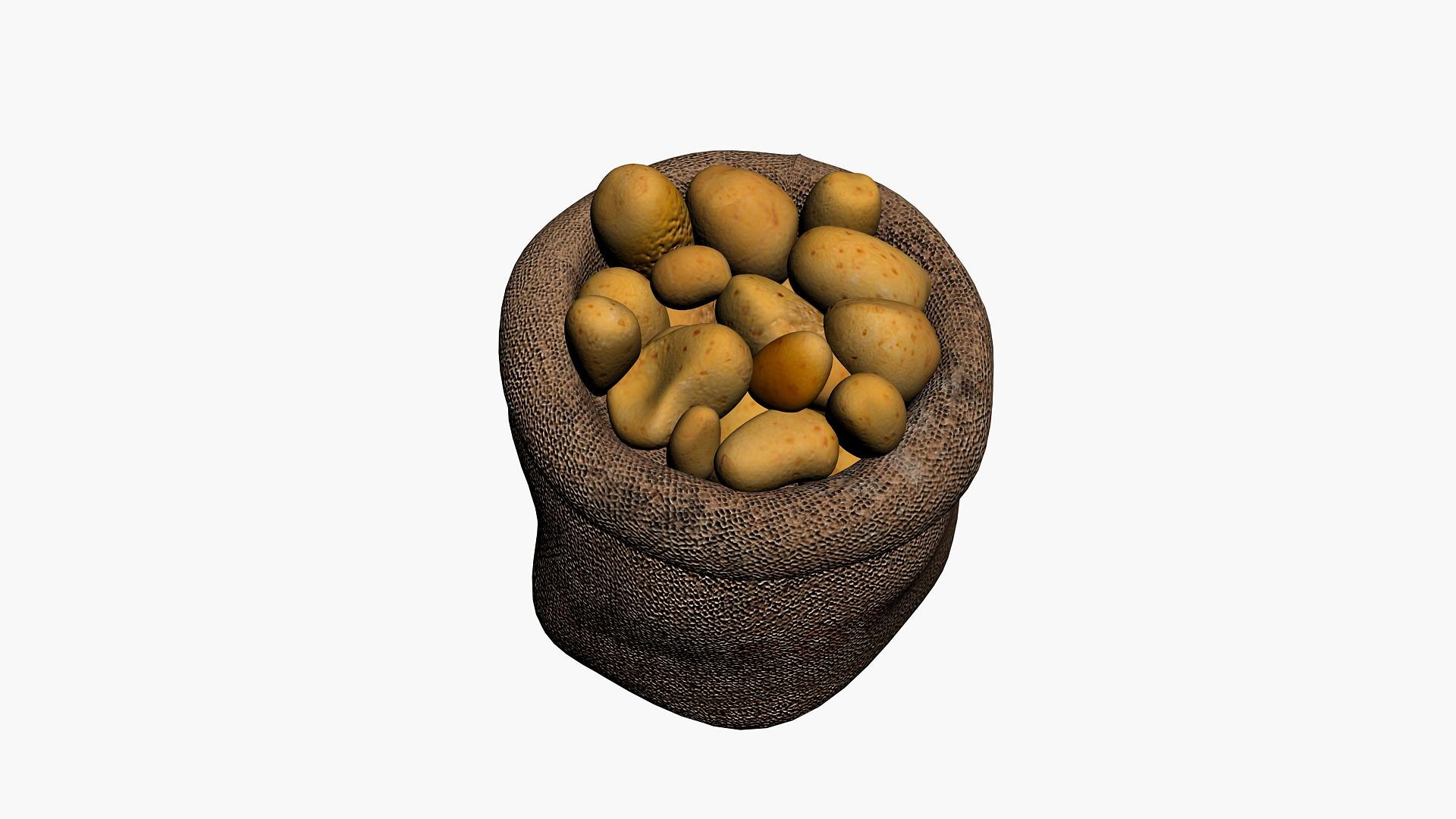 3D Potatoes Sack - TurboSquid 2228867