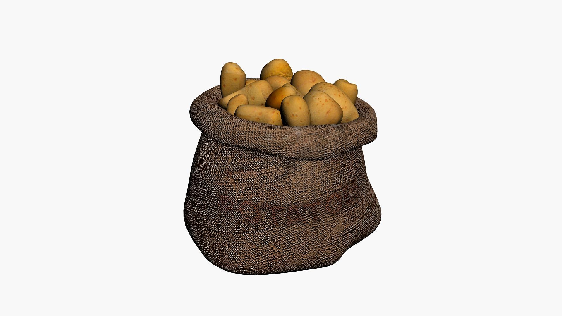 3D Potatoes Sack - TurboSquid 2228867